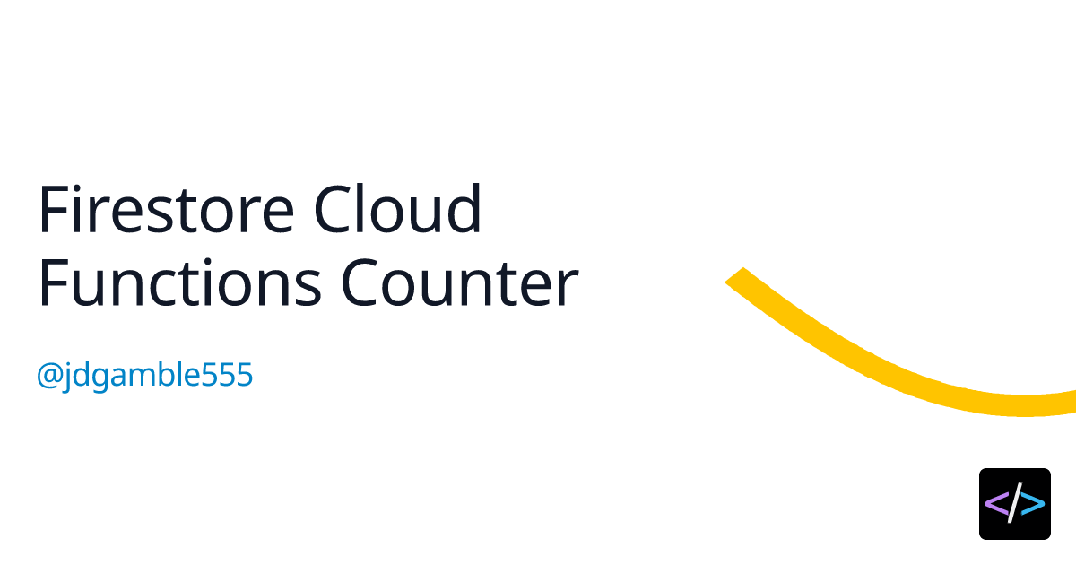Firestore Cloud Functions Counter - Code.Build š» Firestore Cloud Functions Counter - Code.Build š»
